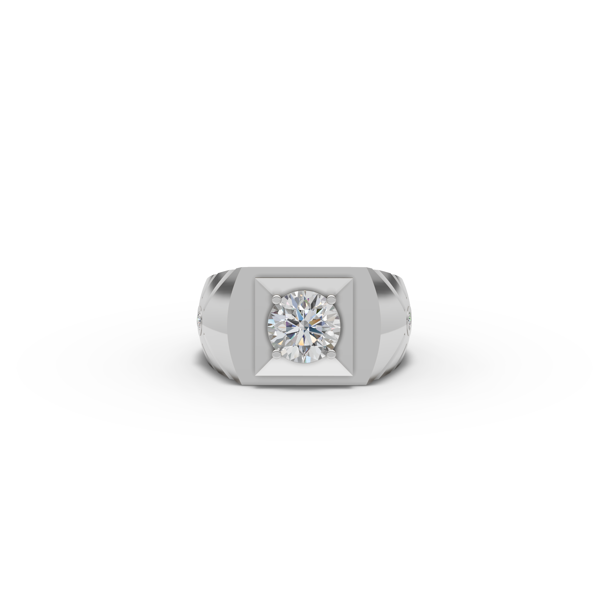 Buy Lab Grown Rudra Diamond Ring for Men Online in India at Best Price
