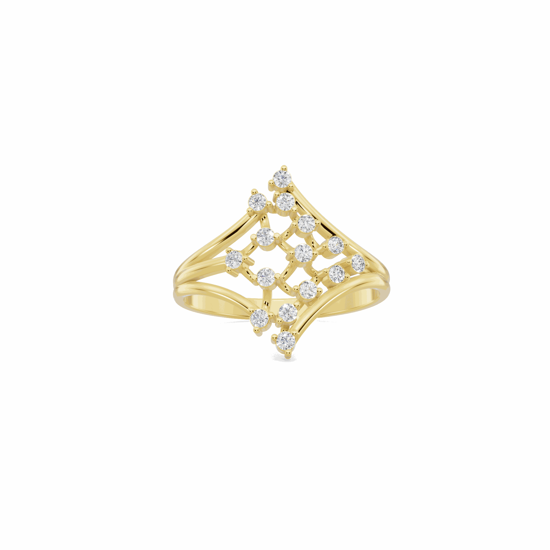 Sleek Diamond Ring - Anyra Diamonds