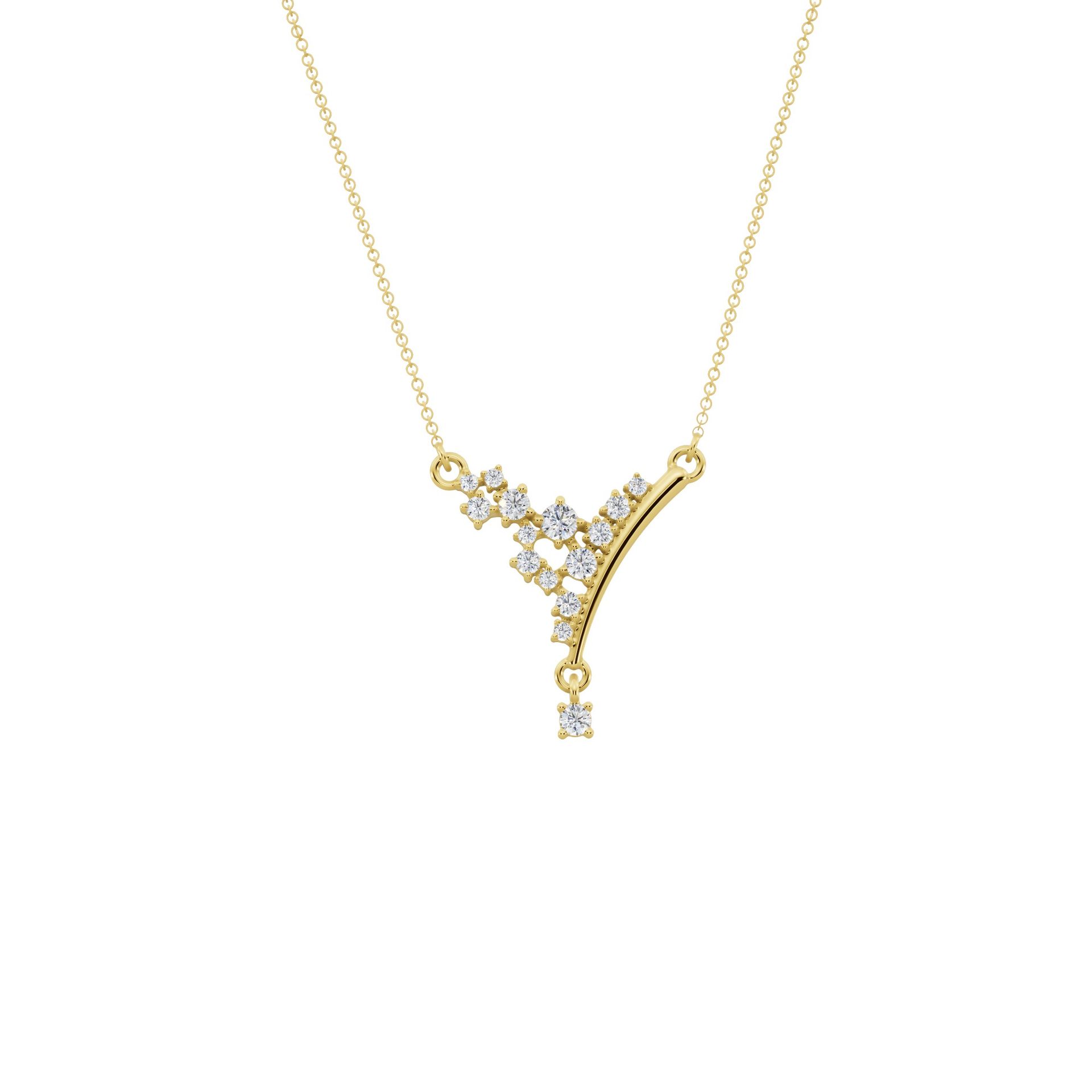 Divina Lab Grown Diamond Pendant - Timeless Elegance & Radiant Sparkle ...